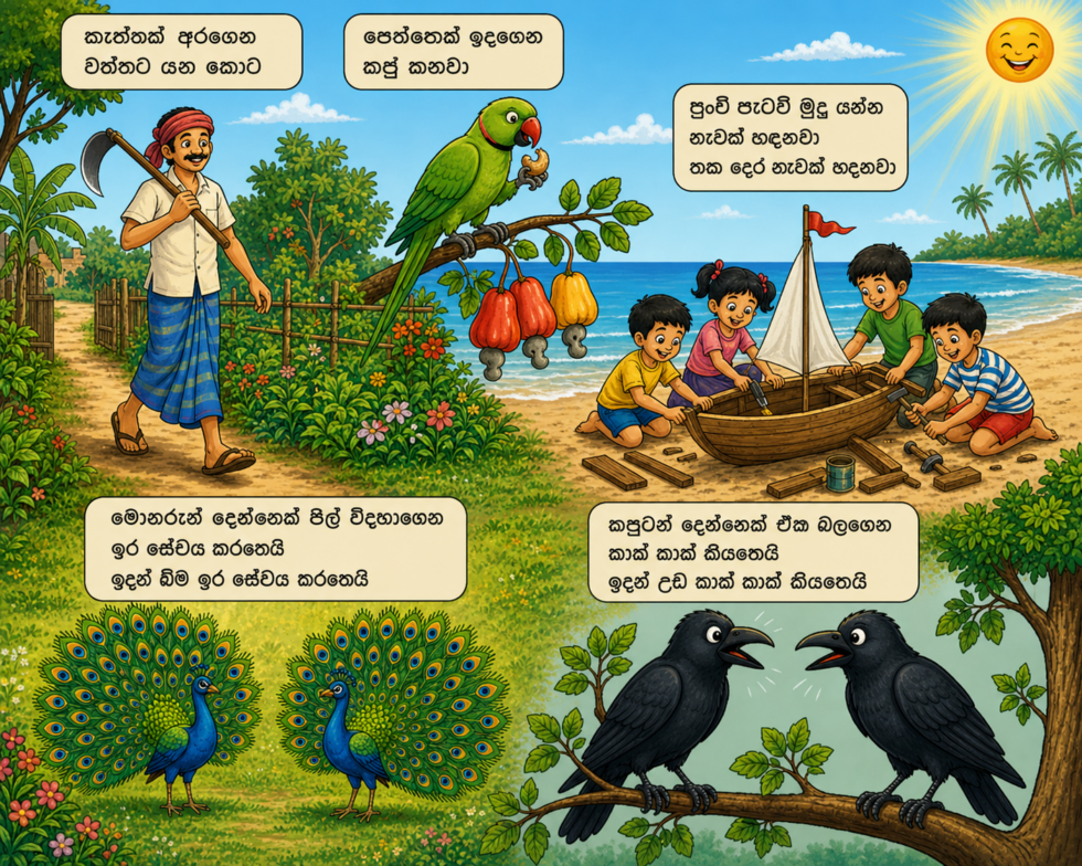 රබන් පද (Tambourine Terms) - Sinhala Raban Pada Lyrics English meaning